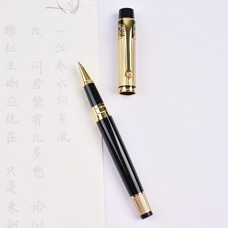 Heavy Metal Logo Customised Modern Stationery Luxury Pattern Rollerball Pen Design Pen Metal ...