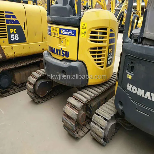 Used Mini Excavator Machine Komatsu Pc20 Hydraulic Excavators Pc 20mr With Front Blade Mini ...
