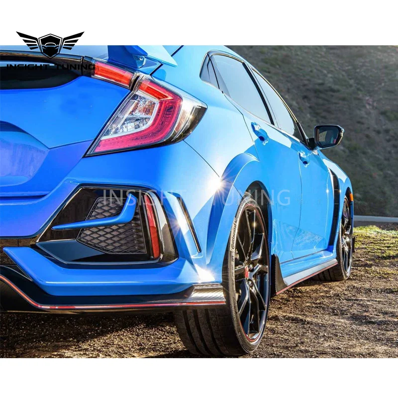 Good Fitment Type R Design Car Bumpers Side Skirt Body Kit 2016-2020 ...