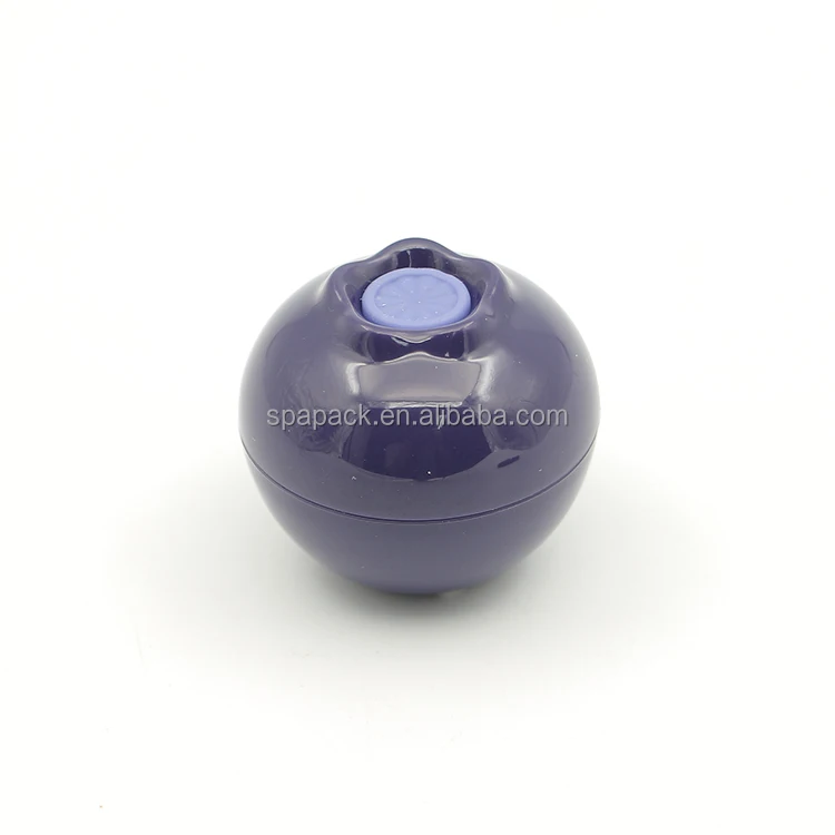 Ruipack 10ml Plastic Jar Cosmetic Cream Jar Bionic Blue Berry Shape ...