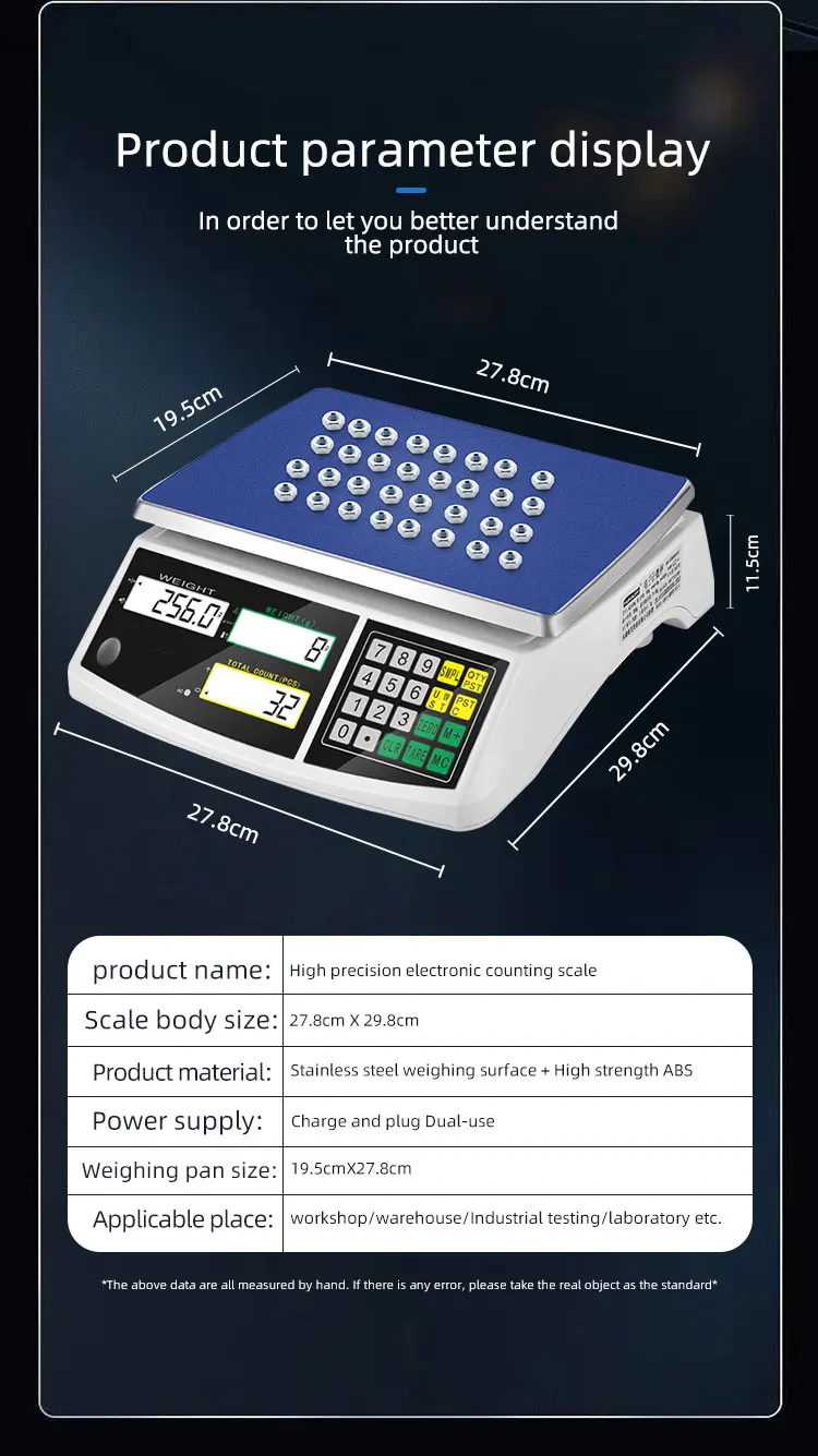 Veidt Weighing Warehouse Equipment Dimension Scale Weigh Counting ...