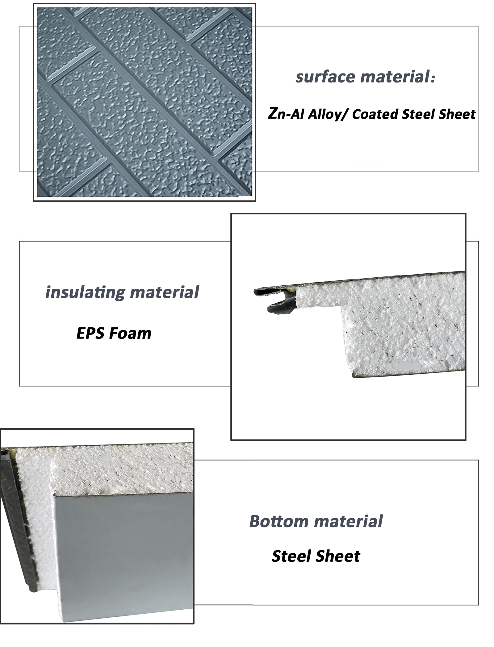 50mm EPS Foam Sandwich Panels - Durable & Fire Resistant