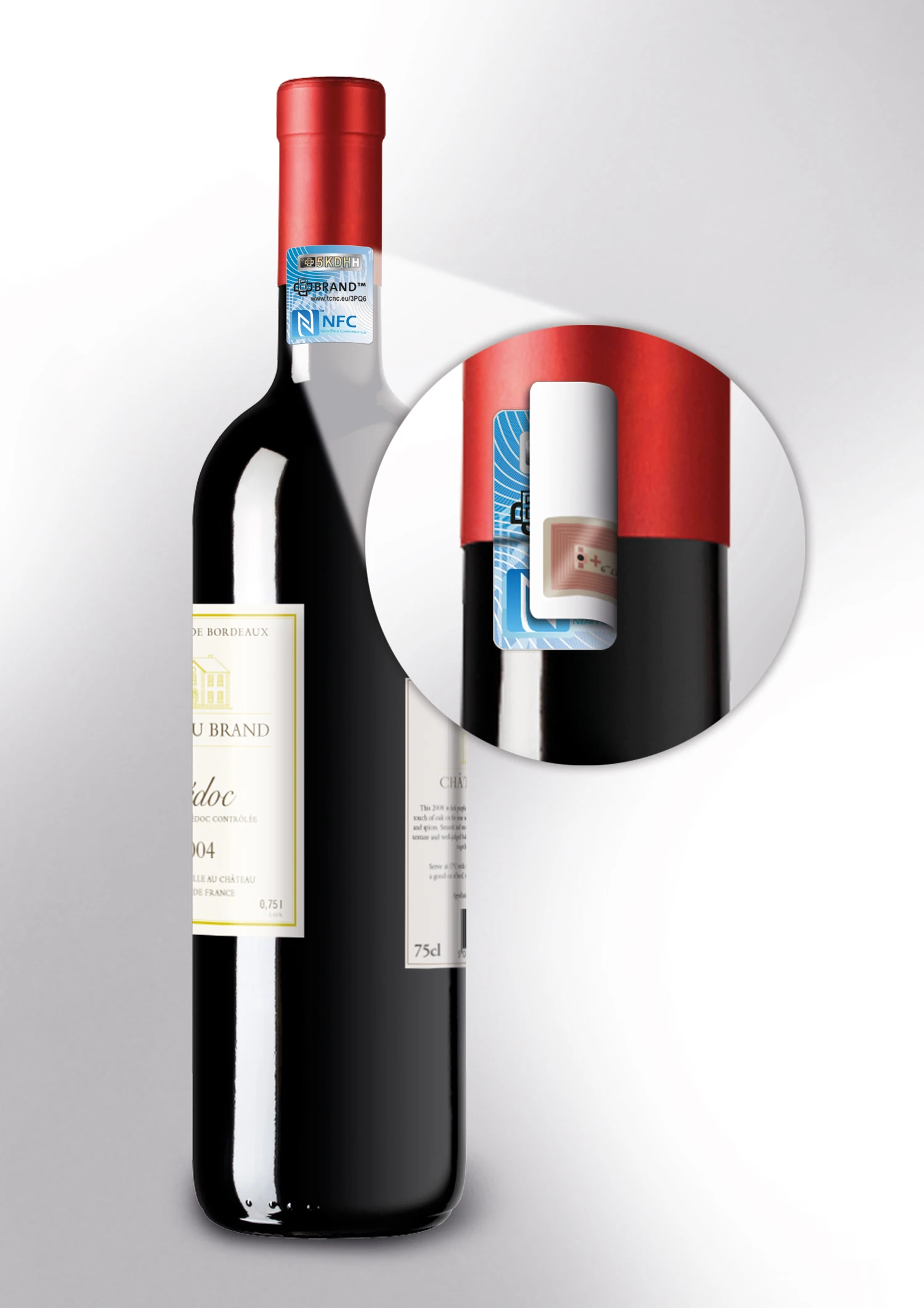 Disposable Price Tag Fragile Products Nfc Label Hf Uhf Rfid Tamper ...