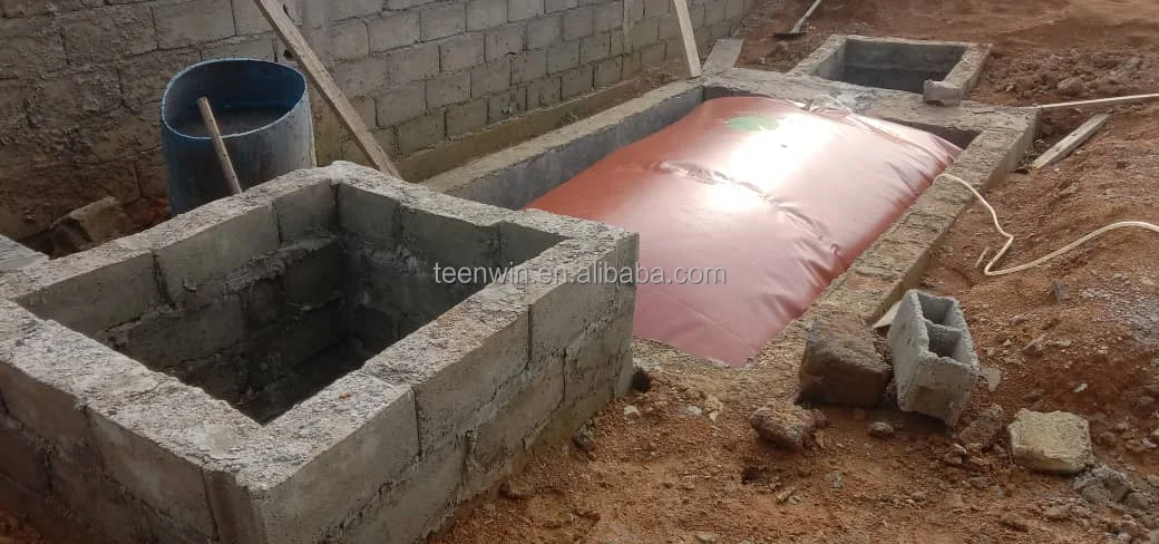 Foldable PVC Biogas Digester - Eco Friendly Waste Treatment