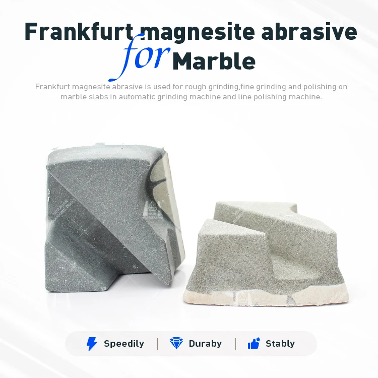 Diamond Frankfurt Magnesite Block Abrasive For Marble Slab Polishing ...