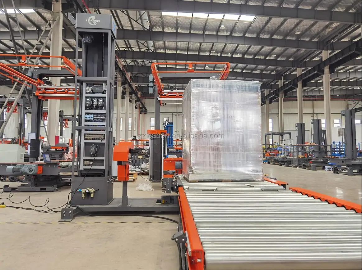 Good Price Intelligent Cantilever Pallet Wrapping Machine Bag Food ...