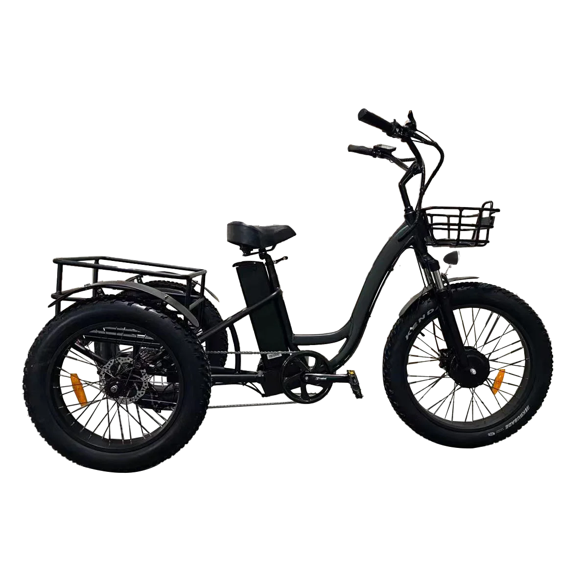 Satu Versi Listrik Kargo Sepeda Roda Tiga 3 Roda Untuk Orang Dewasa ...