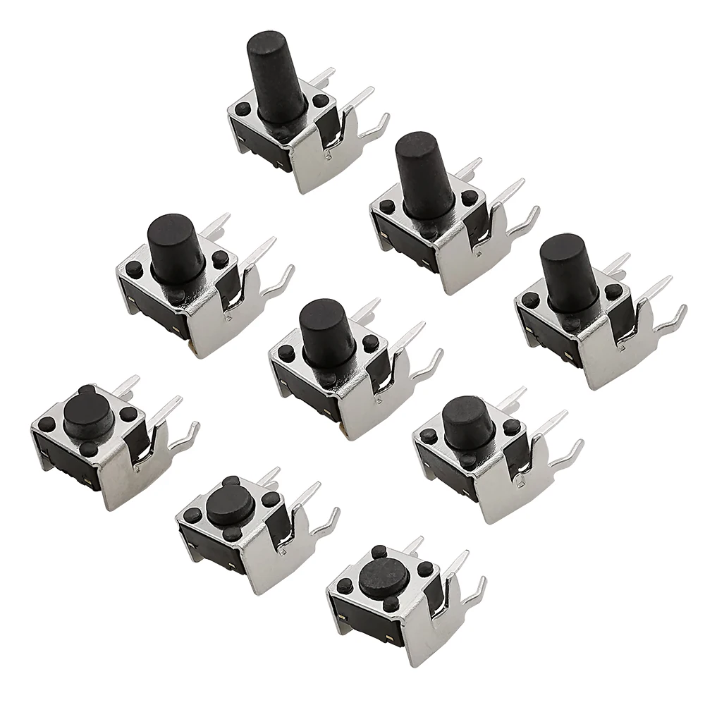 6x6 PCB Momentary Tactile Tact Push Button - Self-Reset Switch