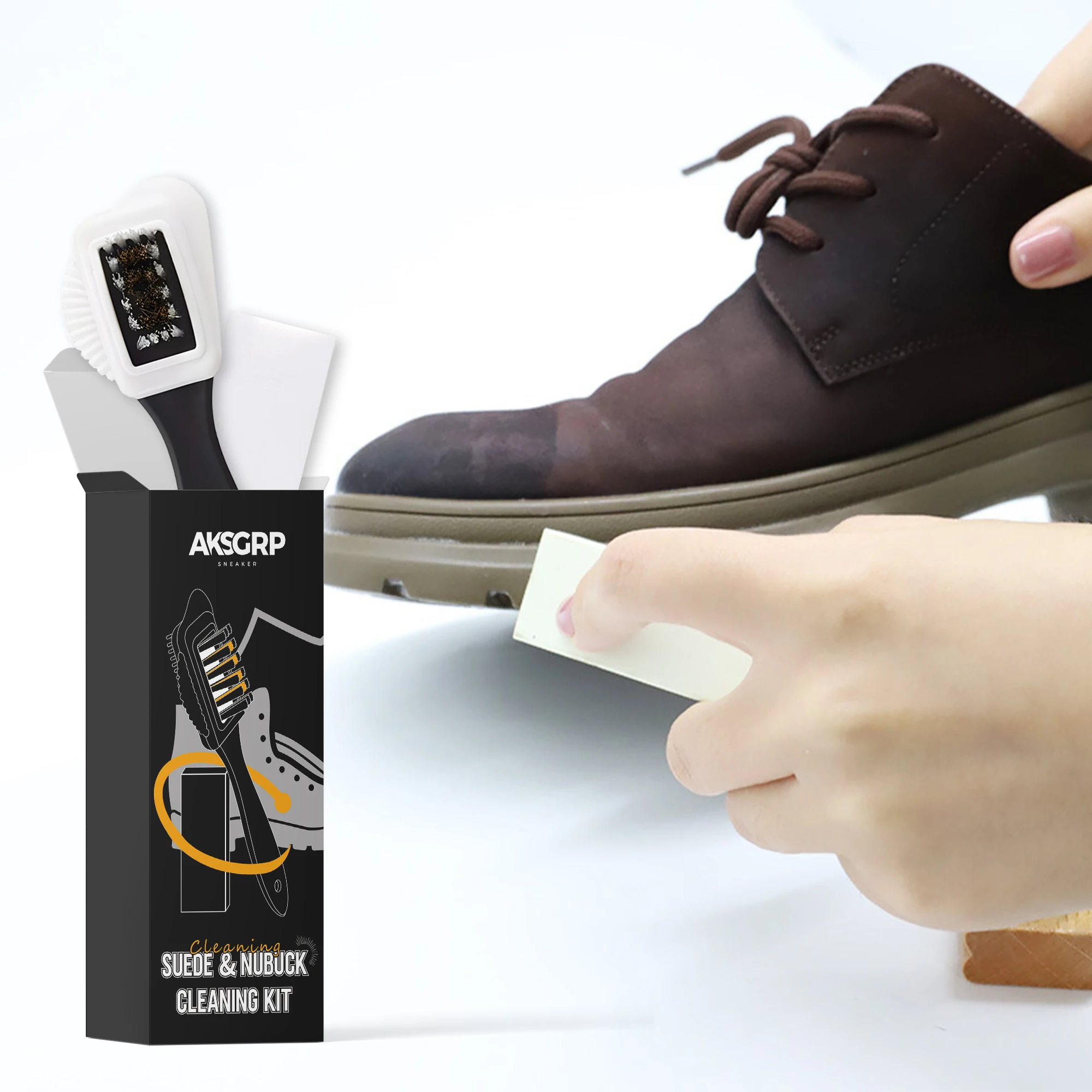 ANKLES Custom Label Suede Clean Tool Kit Suede Brush Cleaning Kit Shoe ...