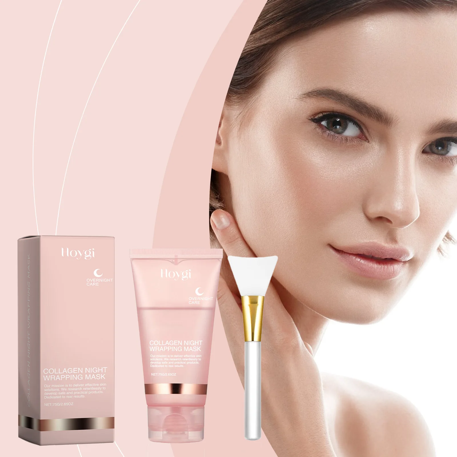 Collagen Tear Facial Mask Gently Clean Face Moisturize And Moisturize ...