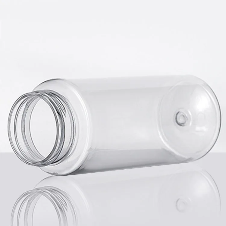 Clear PET Plastic Squeeze Cylinder Honey Bottles for Ketchup & More