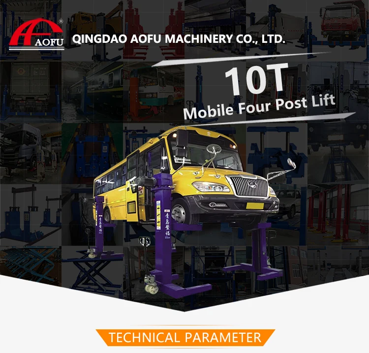 10 Ton Mechanical Mobile Column Lift| Alibaba.com