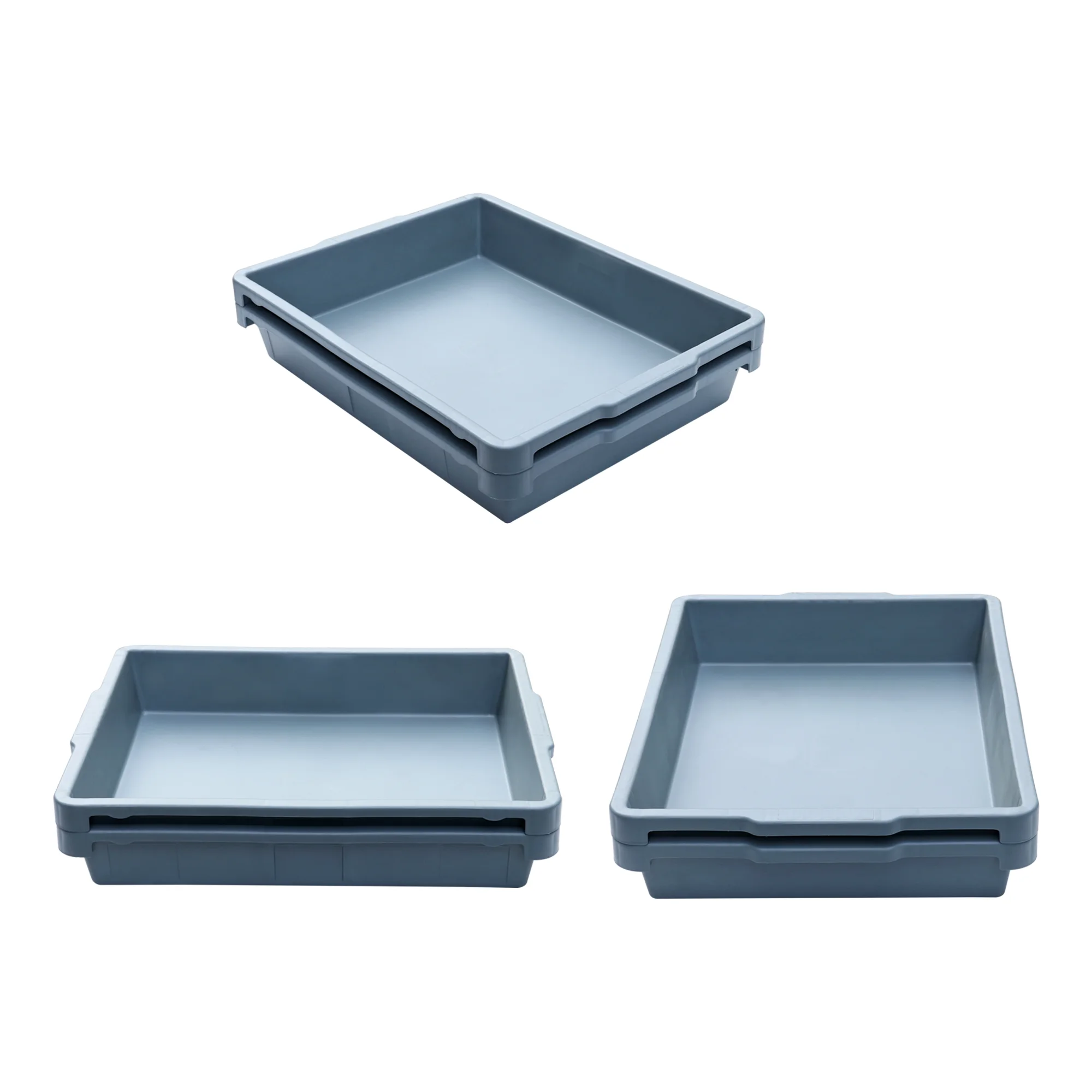 QS Grey Baggage Handling Plastic Airport Tray - Eco-friendly