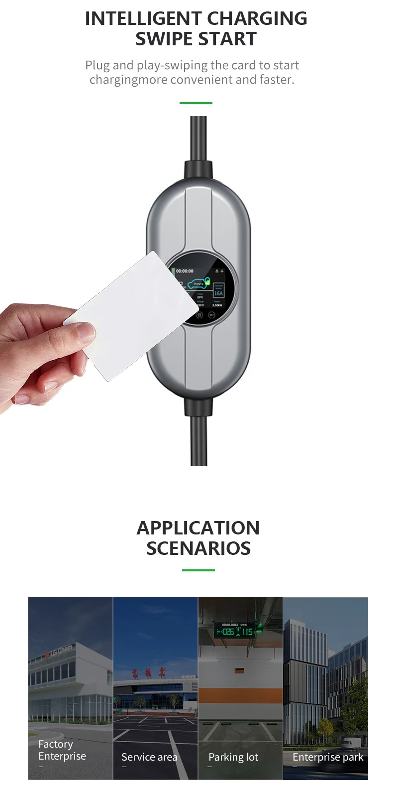 Ip65 32a 230v 7kw Home Charging Pile Charger Wallbox Charging Pile ...