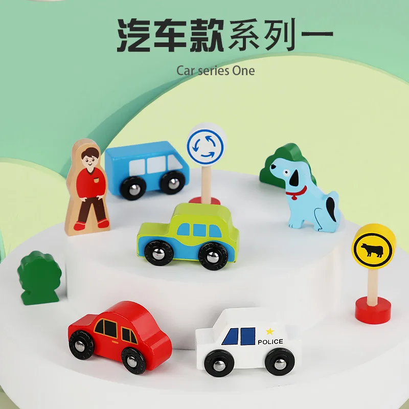 New Education Toy Road Traffic Signs Factory Set Wooden Toy Road Signs ...