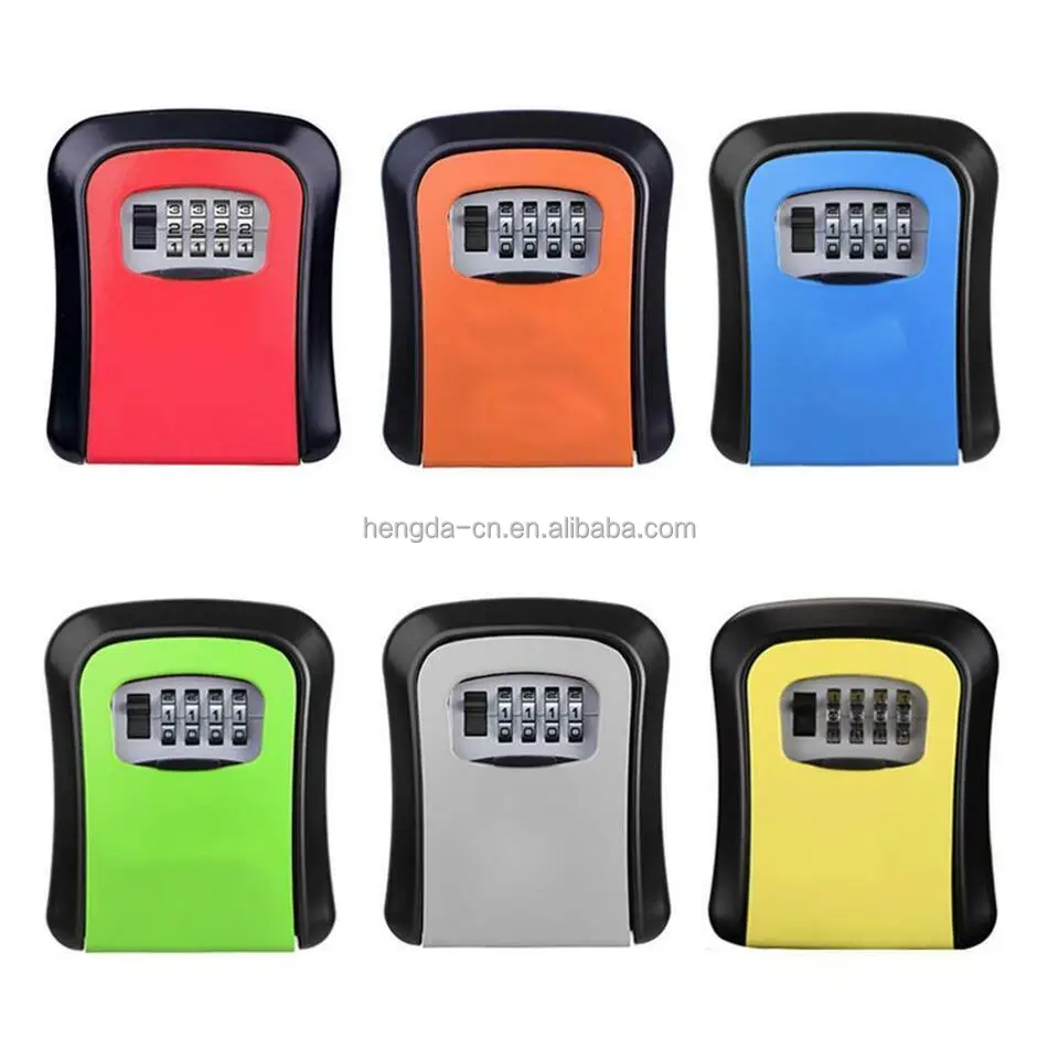 YH2090 Wall Mounted Plastic 4-Digit Combination Key Lock Box ODM