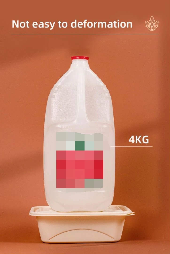 Yian Cornstarch Food Container Disposable Biodegradable On-job Office ...