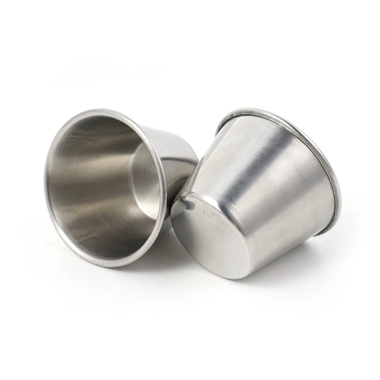 Stainless Steel Condiment Stocked Sauce Cup Dipping Portion Mini Sauce ...