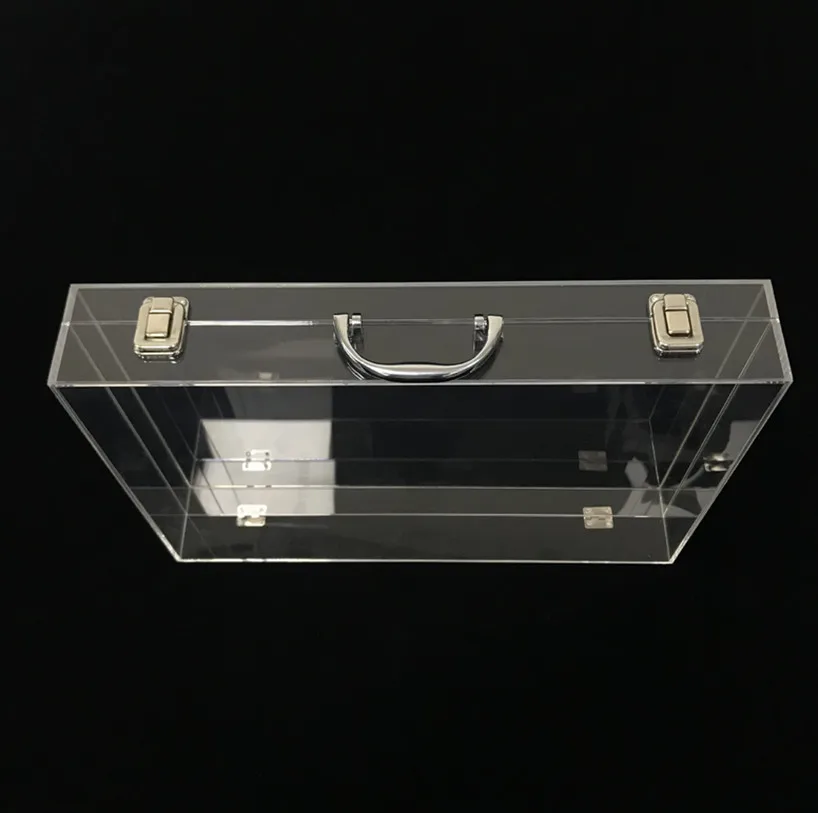 Eco-friendly Clear Acrylic Briefcase - Durable & Portable