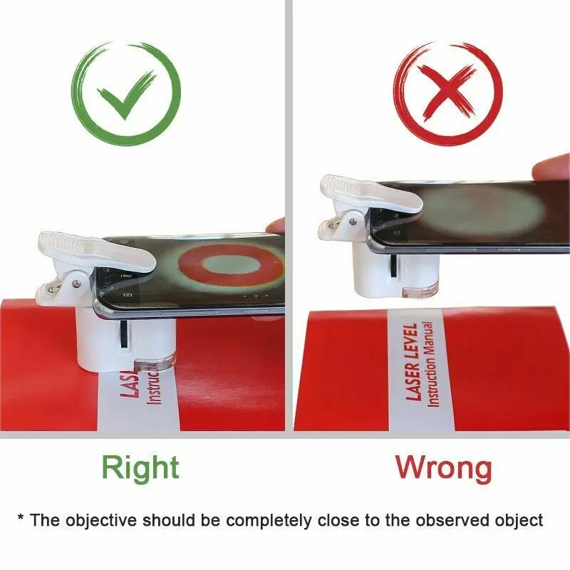 Universal Clip Microscope LED 60X - Jewelry Detecting Tool