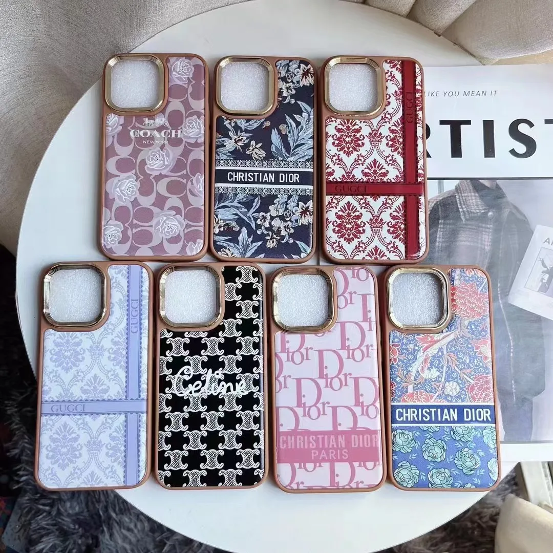 Luxury Design Customize Logo Leather Mobile Phone Accessories Case Back ...