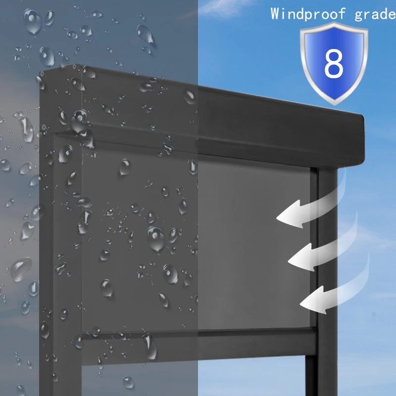 Motorized Outdoor Window Roller Blinds - Waterproof & Stylish