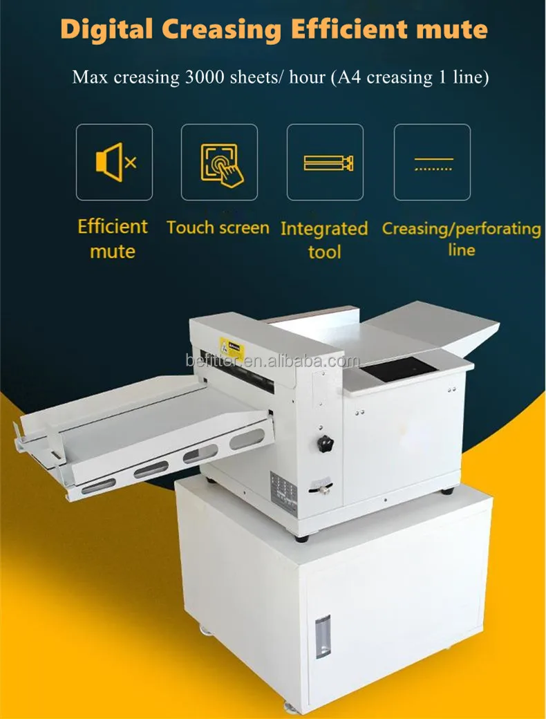 Cp-350a High Speed Manual Feeding Paper Digital Creasing And ...