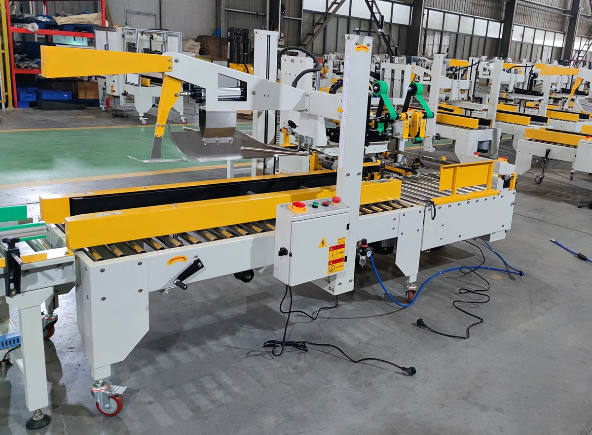 Fully Automatic Carton Box Packing Machine Case Erector Box Erecting ...