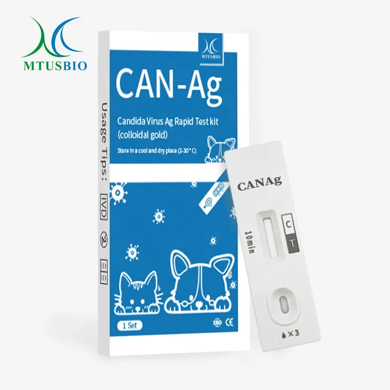 Candida Virus Antigen Rapid Test kit CAN Pet Disease Test Kit pet test ...