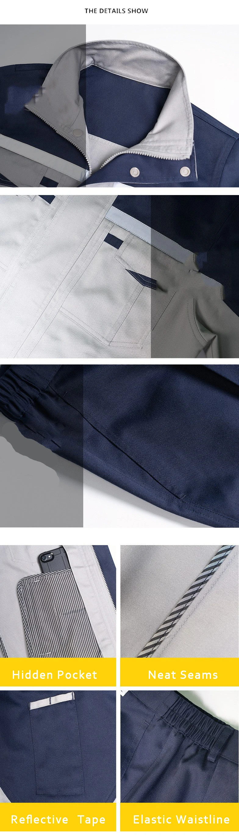 Safety Engineer Electricity Workwear Mechanic Maintenance Uniform - Buy ...