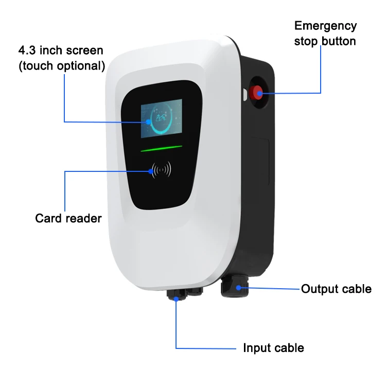 Commercial Ac Ev Charger Type 1 16a 32a Electric Vehicle Charger ...