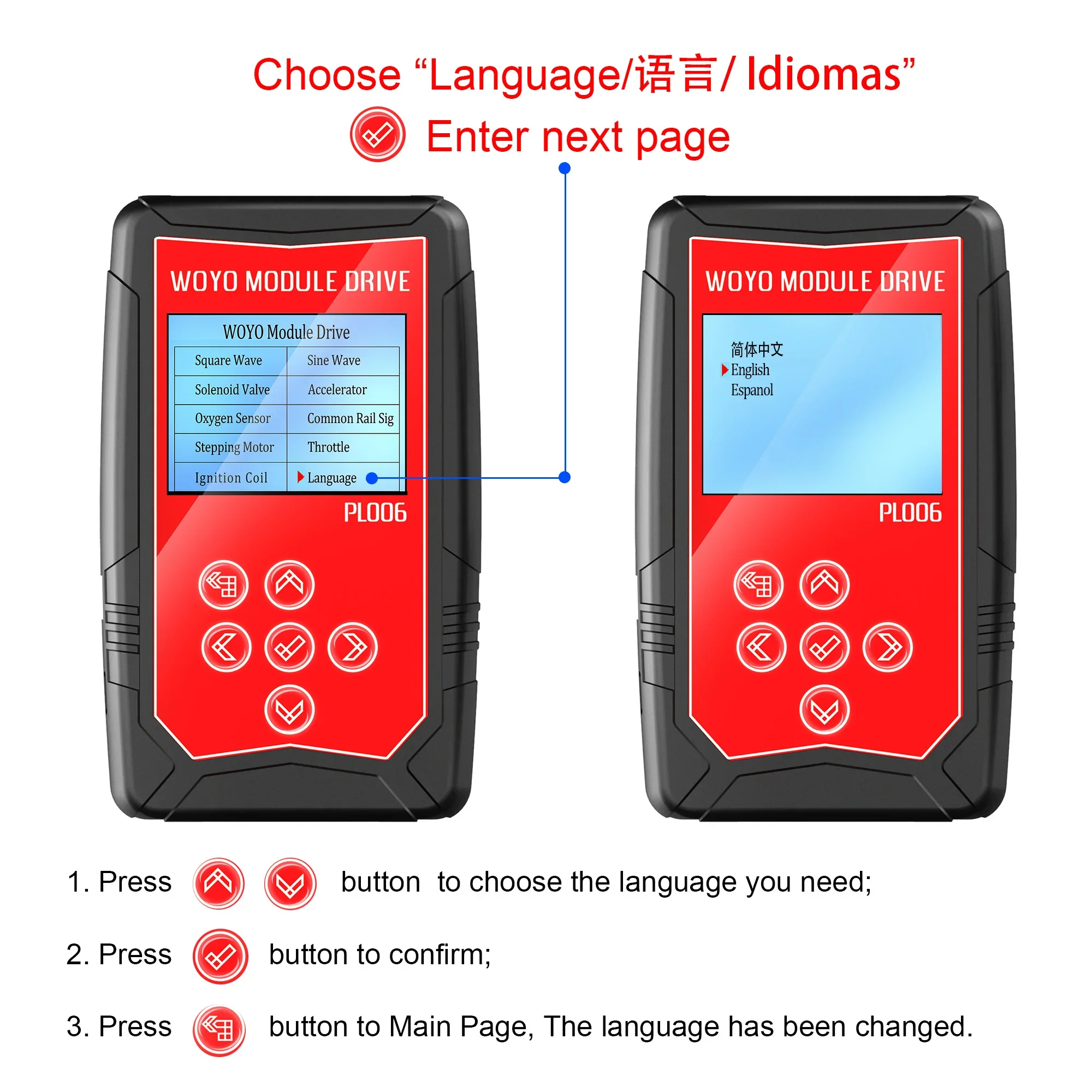 2023 12V PWM Signal Simulator Stepper Motor Tester Vehicle Automotive ...