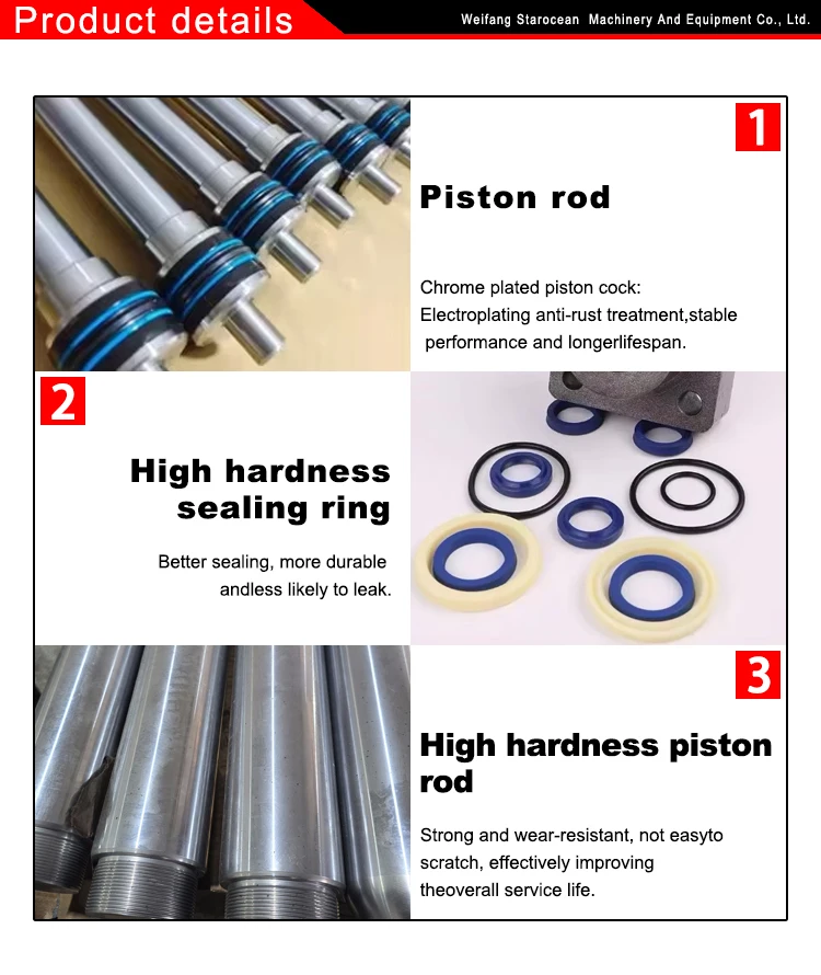 Hot Selling Hydraulic Ram Dump Truck Trailer Telescopic Hydraulic ...