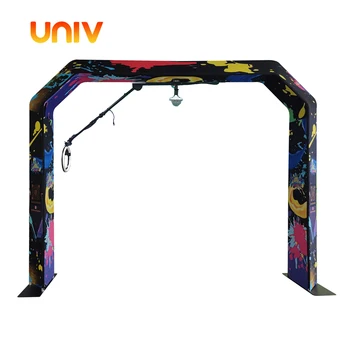 Overhead 360 Automatic Photo Booth Enclosure Backdrop Selfie Camera Top ...