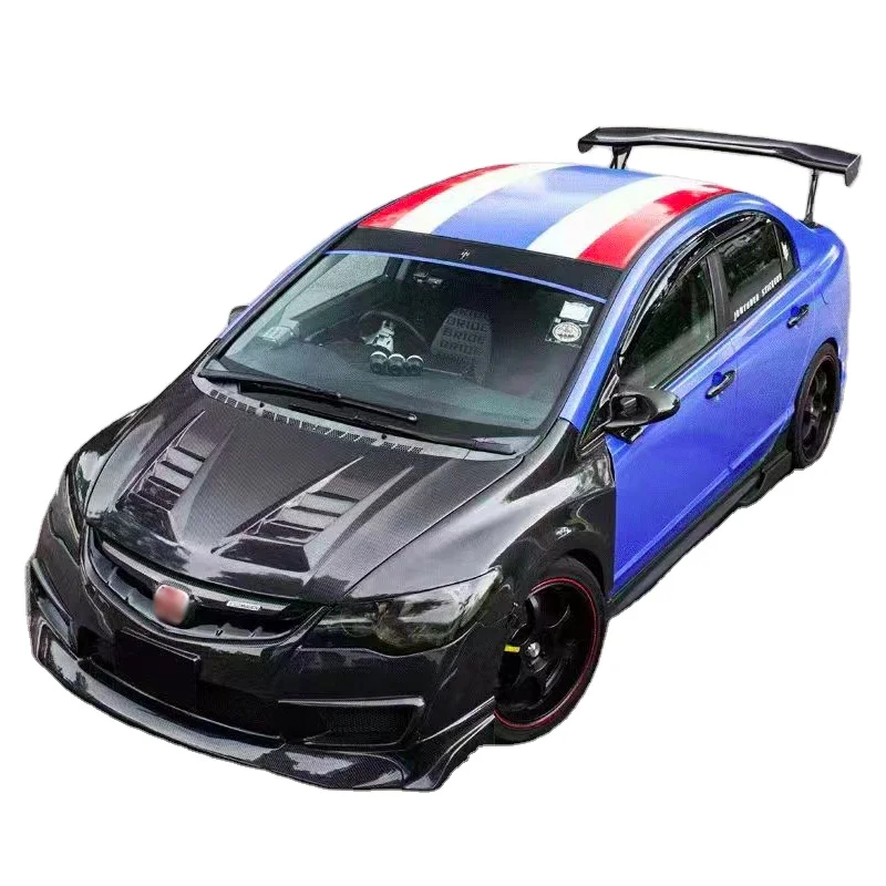 For The 8th Civic Modified Carbon Fiber Fd2 Hood Engine Cover Modified ...