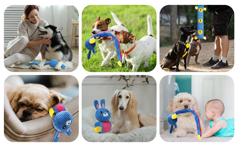 Wholesale Custom Enrichment Squeak Dog Puzzle Toys Interactive Plush ...