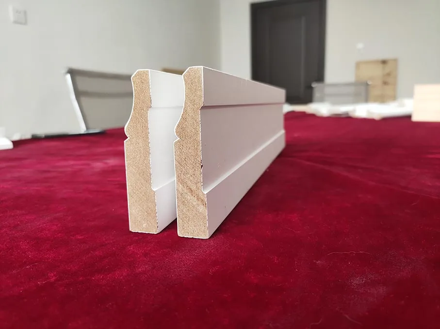 Primed Fjp and Mdf Baseboards Moulding Primed Interior Skirting Boards ...