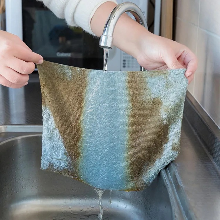 Heavy Duty Soft Reusable Microfiber Rags in a Box Super Absorbent Easy ...