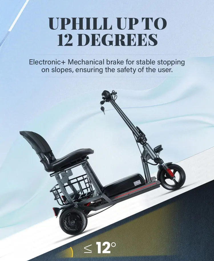Hot Lightweight New Design Portable Folding Small 3 Wheel Electric ...