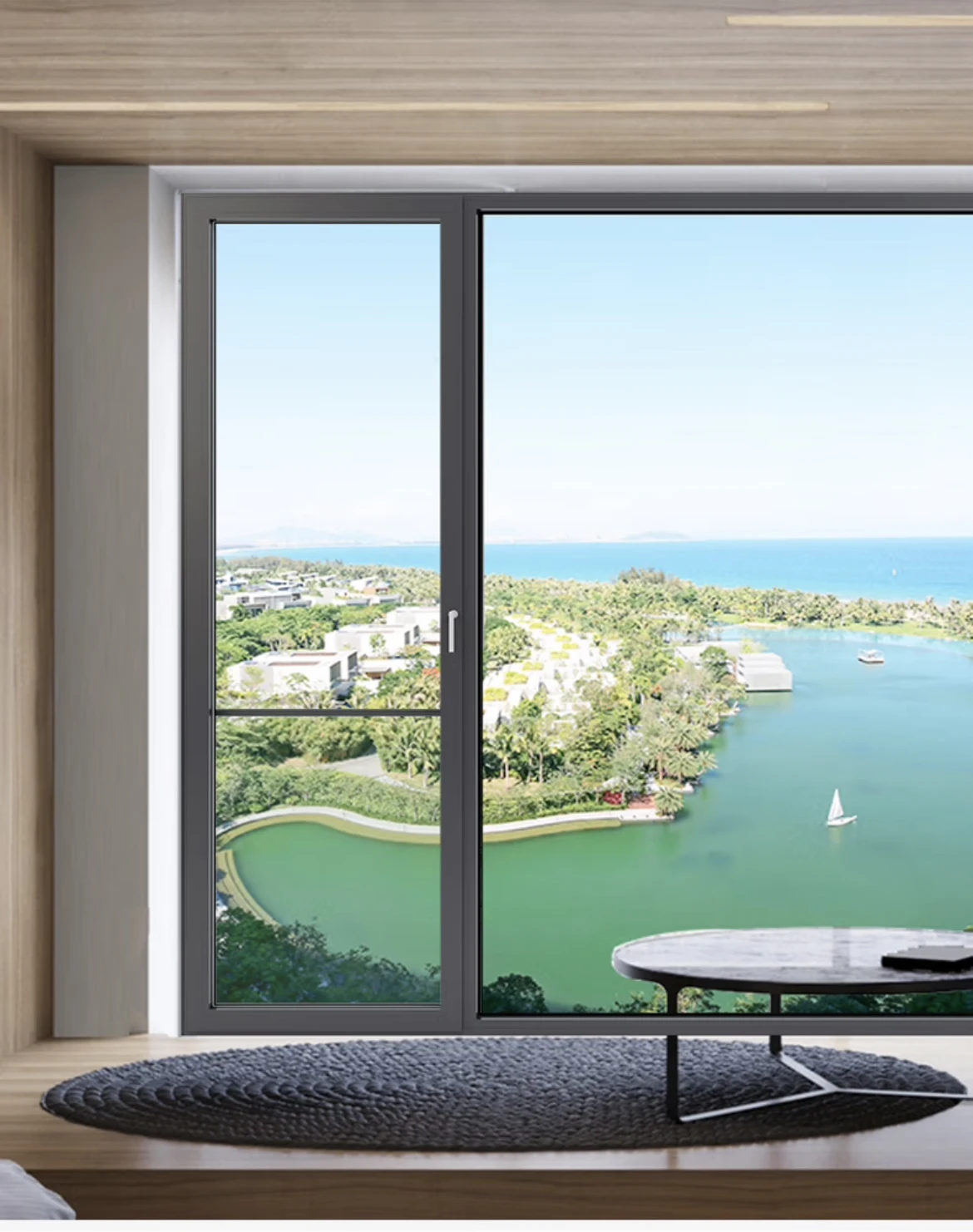 High Quality Villa House Sliding Window Soundproof Aluminum