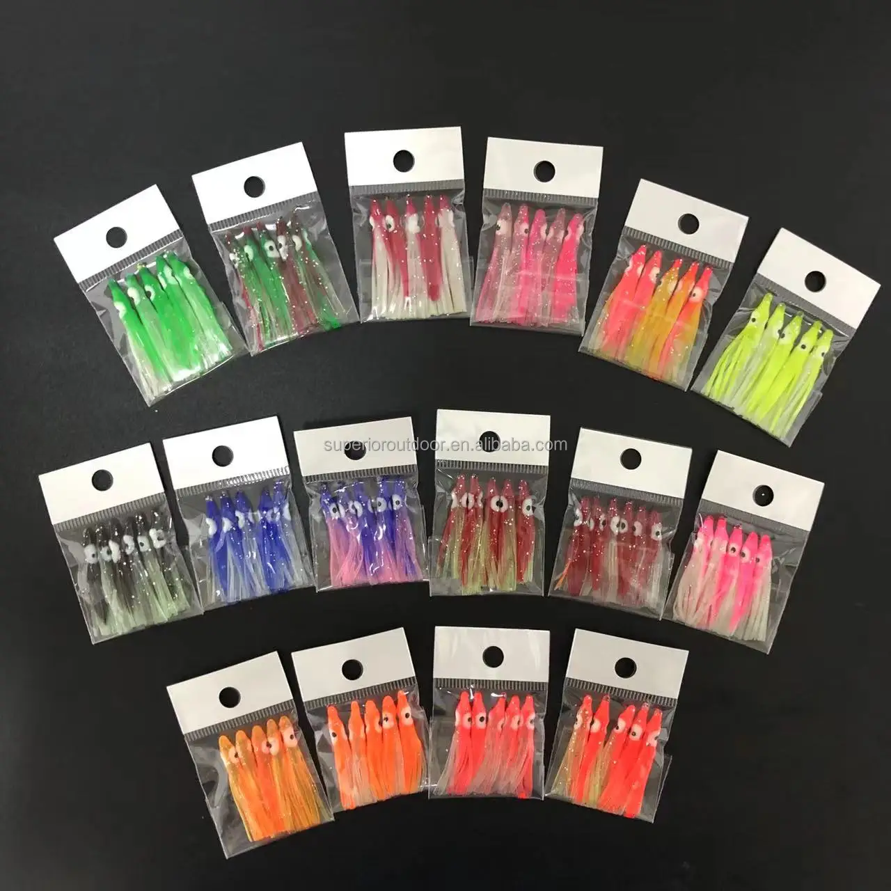 SUPERIORFISHING Squid Lure - Luminous Soft Bait for Trolling