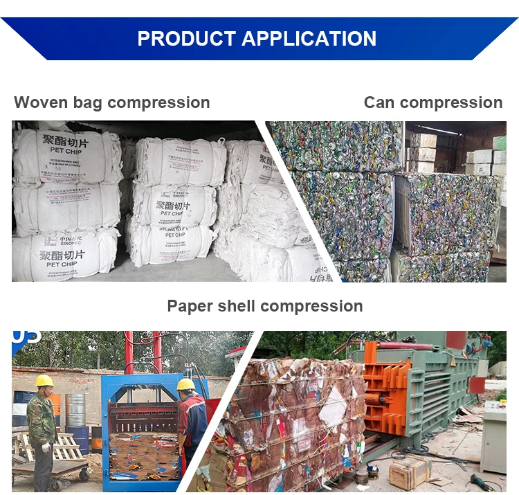 Industrial Vertical Compression Plastic Baler Carton Compress Bale ...