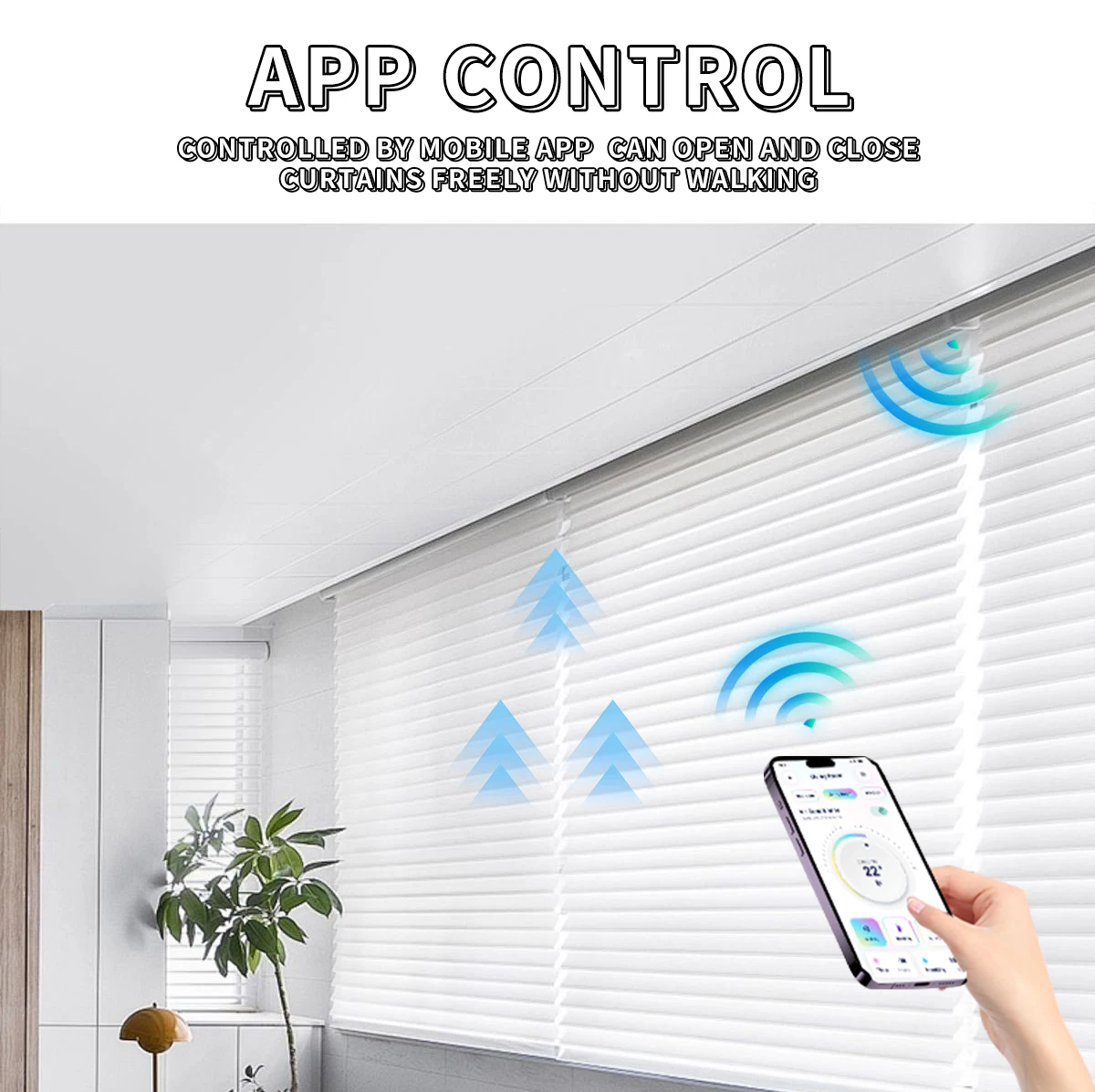 AOK AM95 Smart Home Motorized Magnetic Levitation Curtain Motor