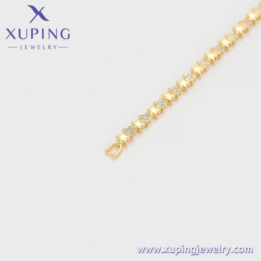 X000701458 xuping Jewelry New Creative Fashion Bowknot Bracelet 14K ...