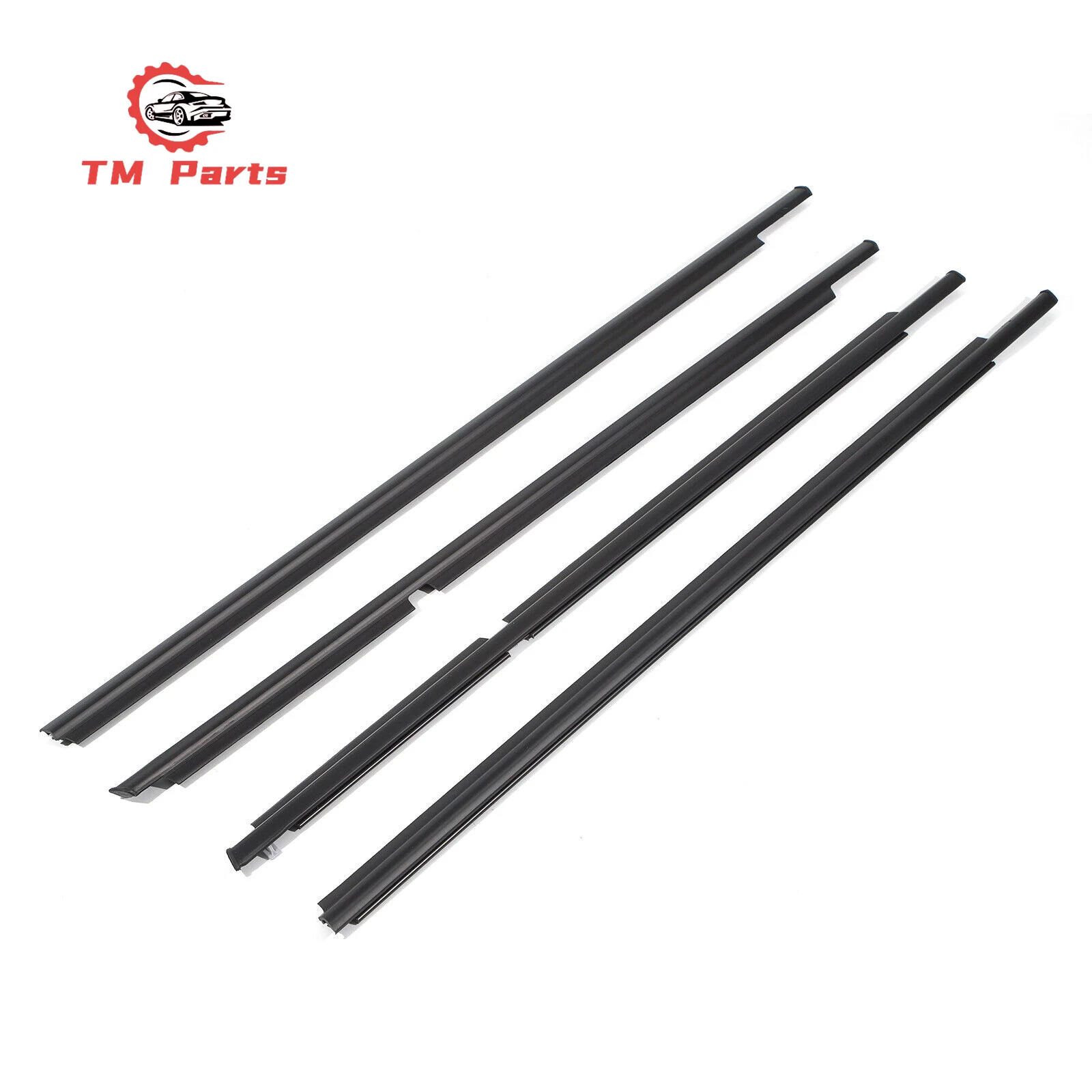 4pcs Car Window Weatherstrip For Toyota 4 Runner 2003-2008 Car ...