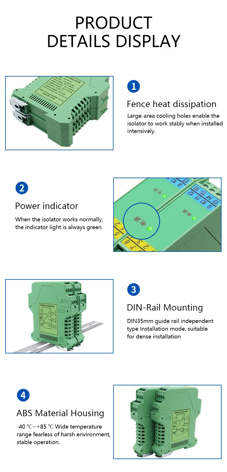 Multi-channel 4-20ma Signal Isolator - High-Quality Transmission