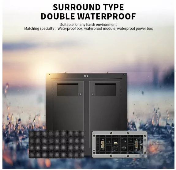 Customized 3D Advertising LED Video Wall Screen Outdoor