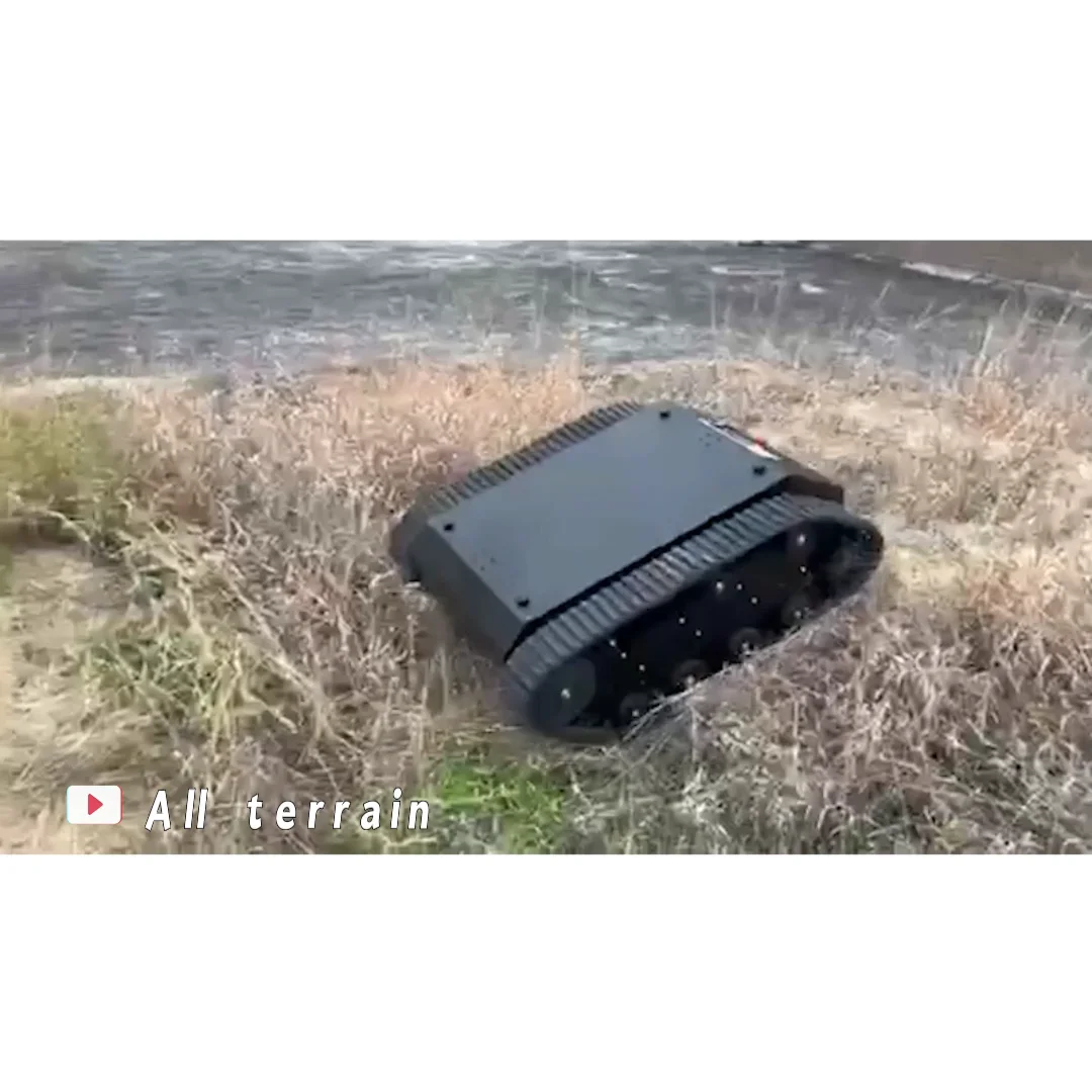 Mini Undercarriage Track Rubber Crawler Vehicle Reconnaissance Rescue ...