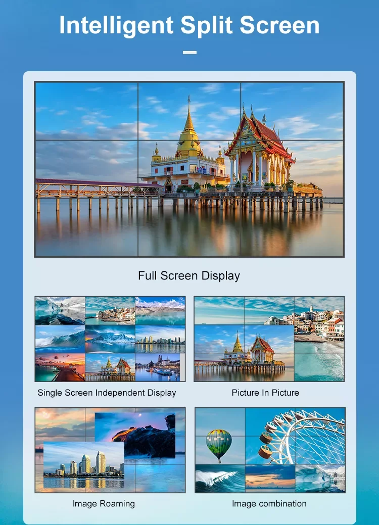 2x3 3x3 Seamless Price Video Wall Large Screen 46 49 Indoor 55 Inch ...