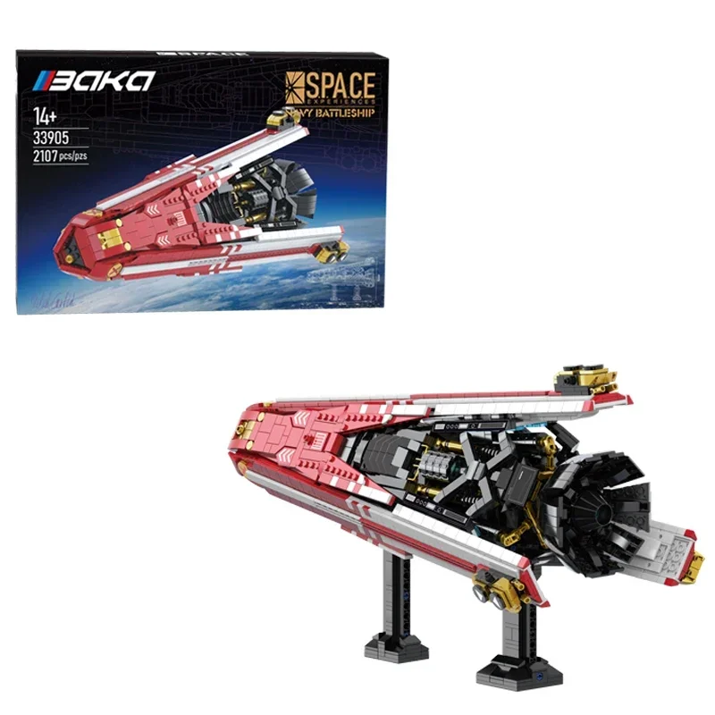 Baka 33905 New Space Navy Battleship Space War Spaceship Model Desktop ...